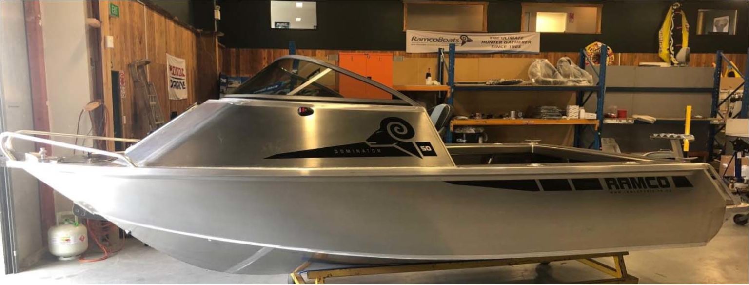 Dominator 55 | 5m Alloy Boats | Lightweight | NZ | Ramco Boats